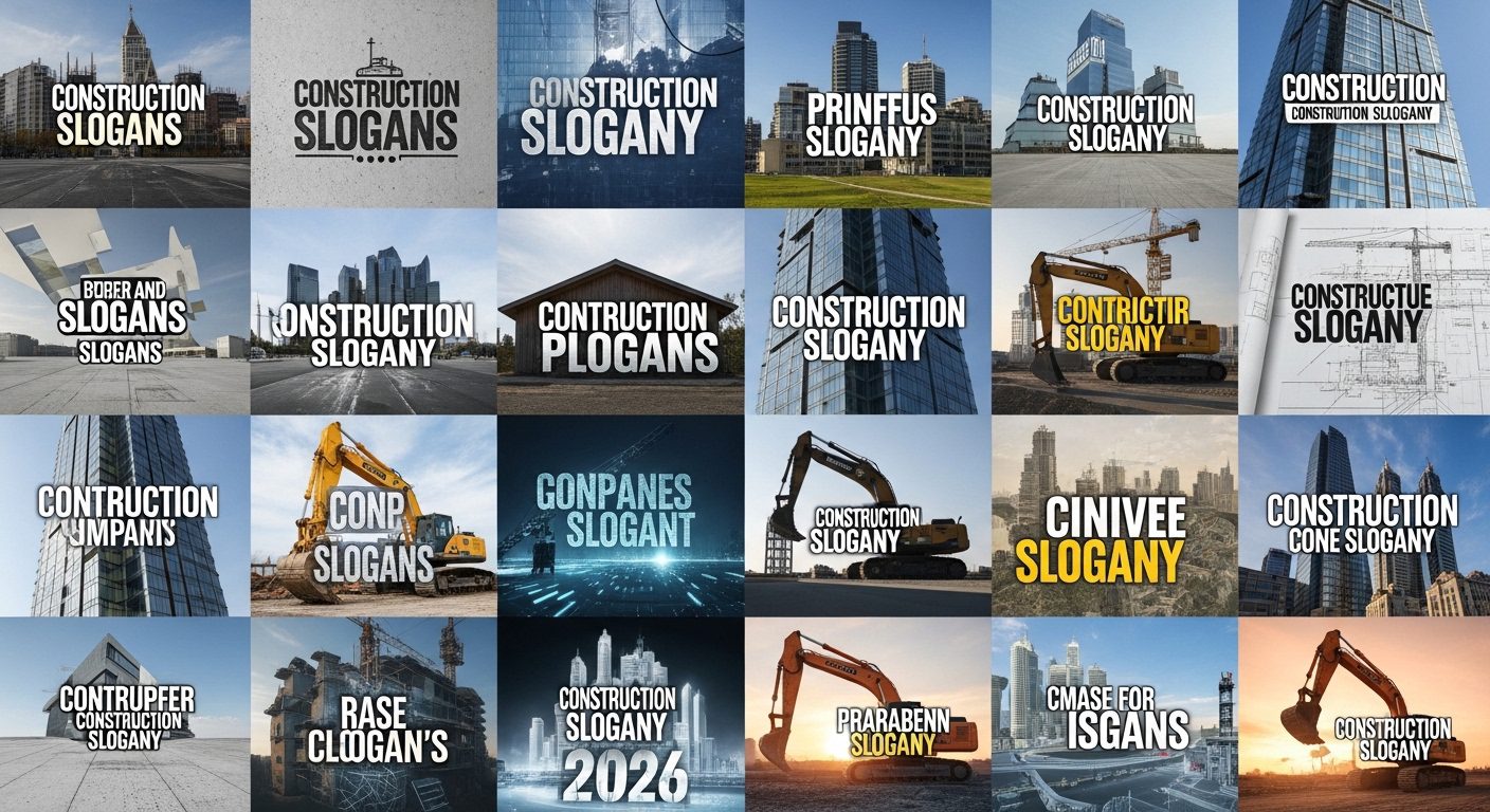 25 Powerful Slogans for Construction Companies in 2026